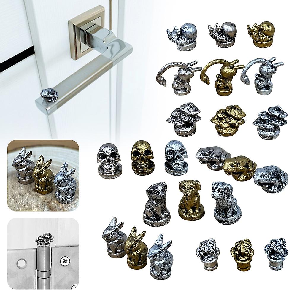 Hinge Head Home Decoration Miniature Animal Figurines Funny Hinge Heads ...