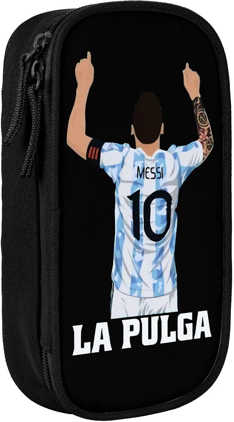 #10 Messi 2022 Big Capacity Pencil Pen Case for Office College School ...