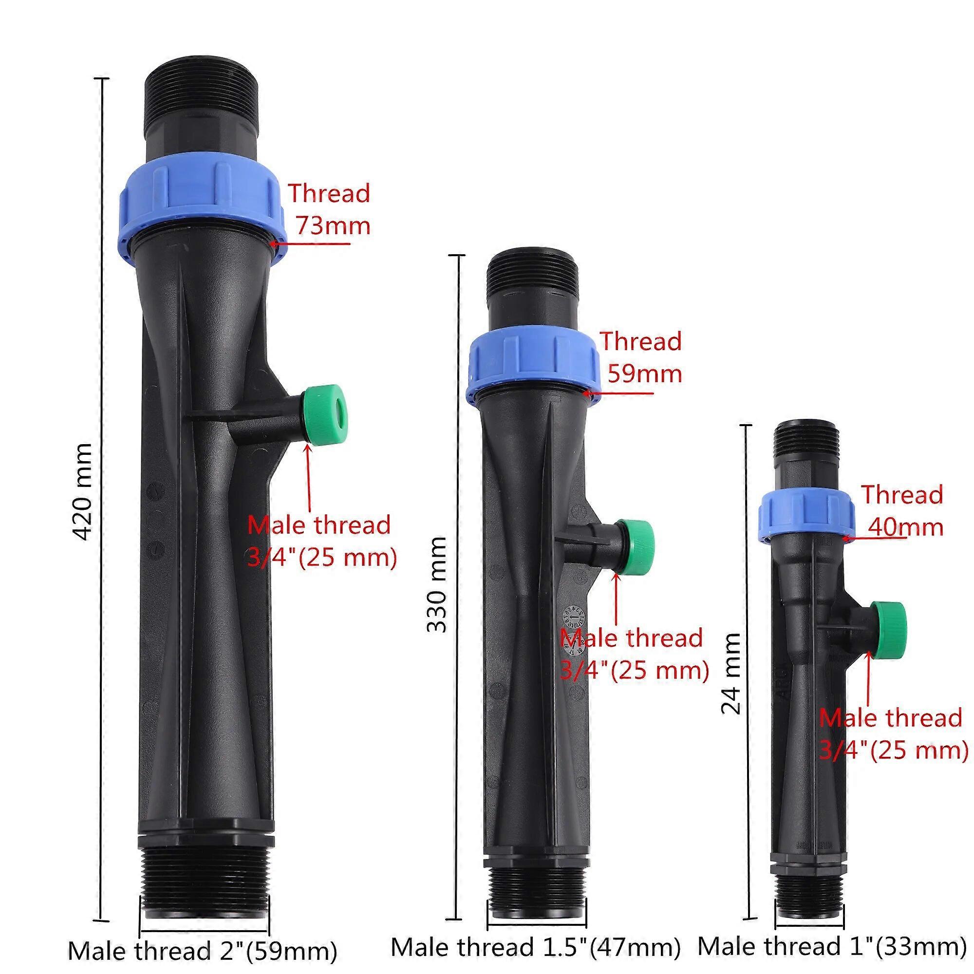 1/15/2 Male Thread Venturi Fertilization Kit Automatic Fertilizer Injector Drip Sprinkler ...