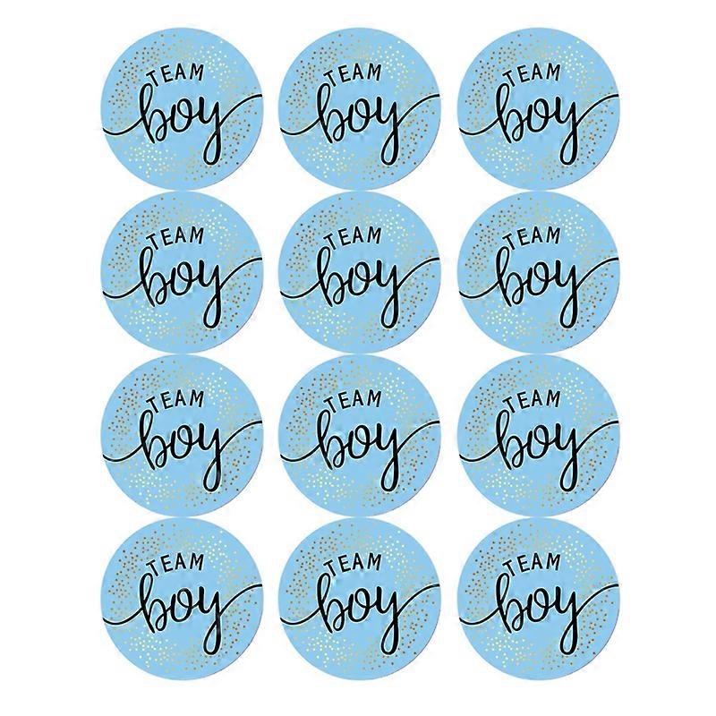 60/120pcs Team Boy Team Girl Stickers Boy or Girl Sticker for Gender ...