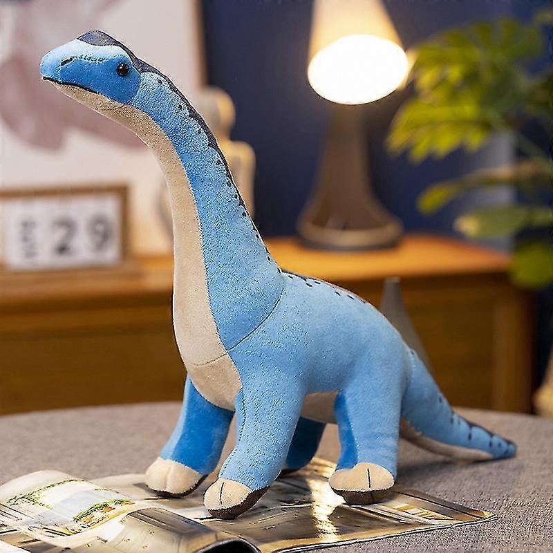 Surper Cute Simulation Brachiosaurus Soft Stuffed Plush Toy Blue ...