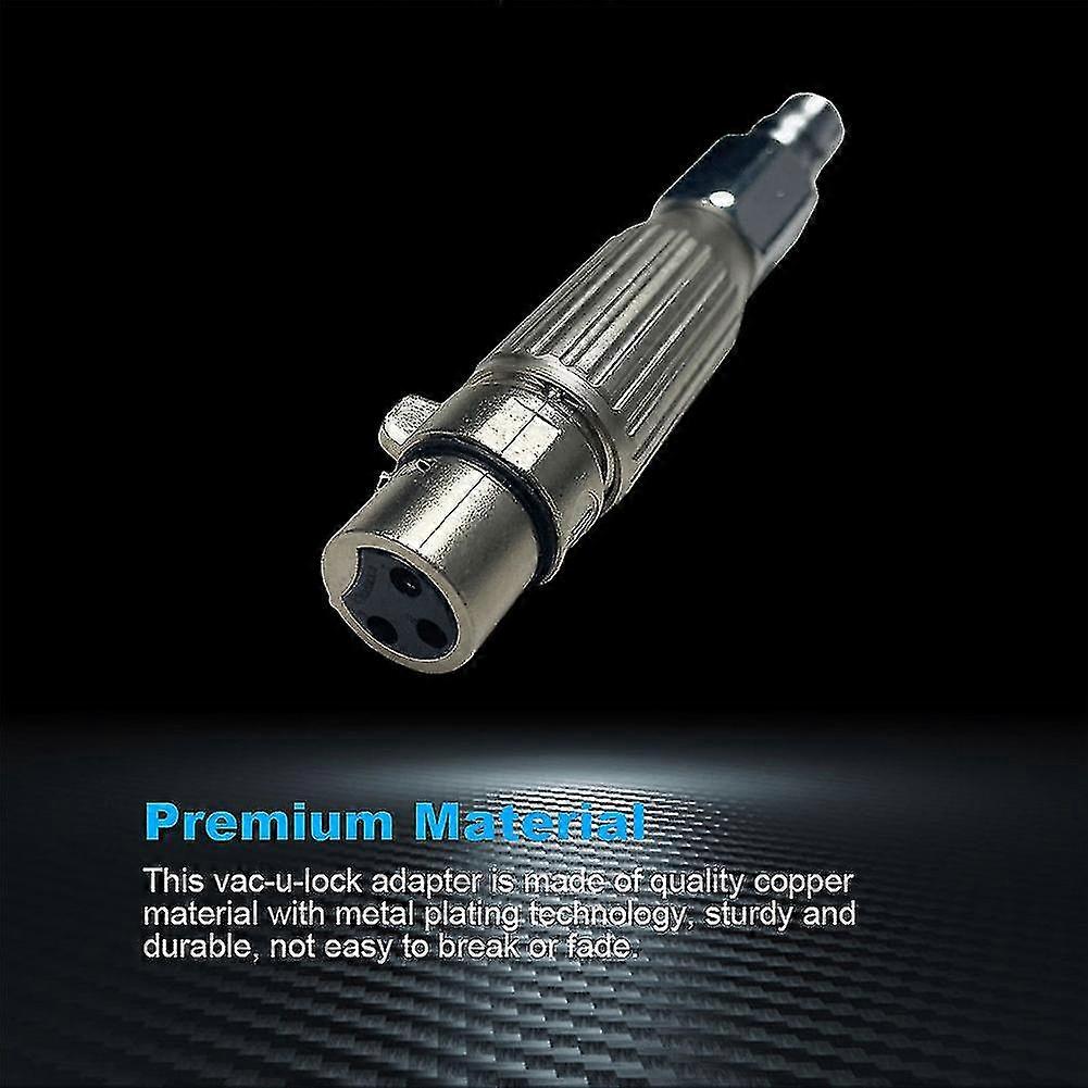 Vac U Lock Adapter Metal Quick Connector Massage 3XLR Interface ...