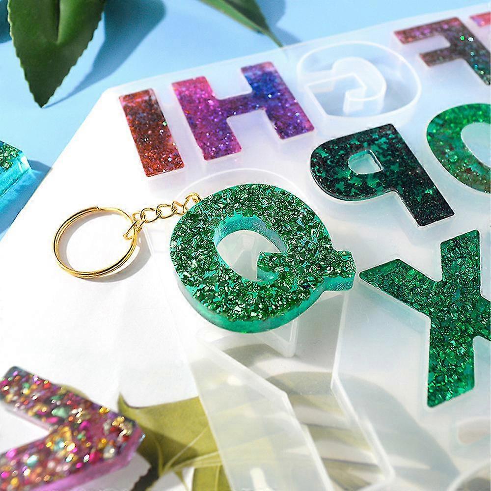 Alphabet Resin Molds, Letter Molds For Resin Casting, For Diy Craft ...