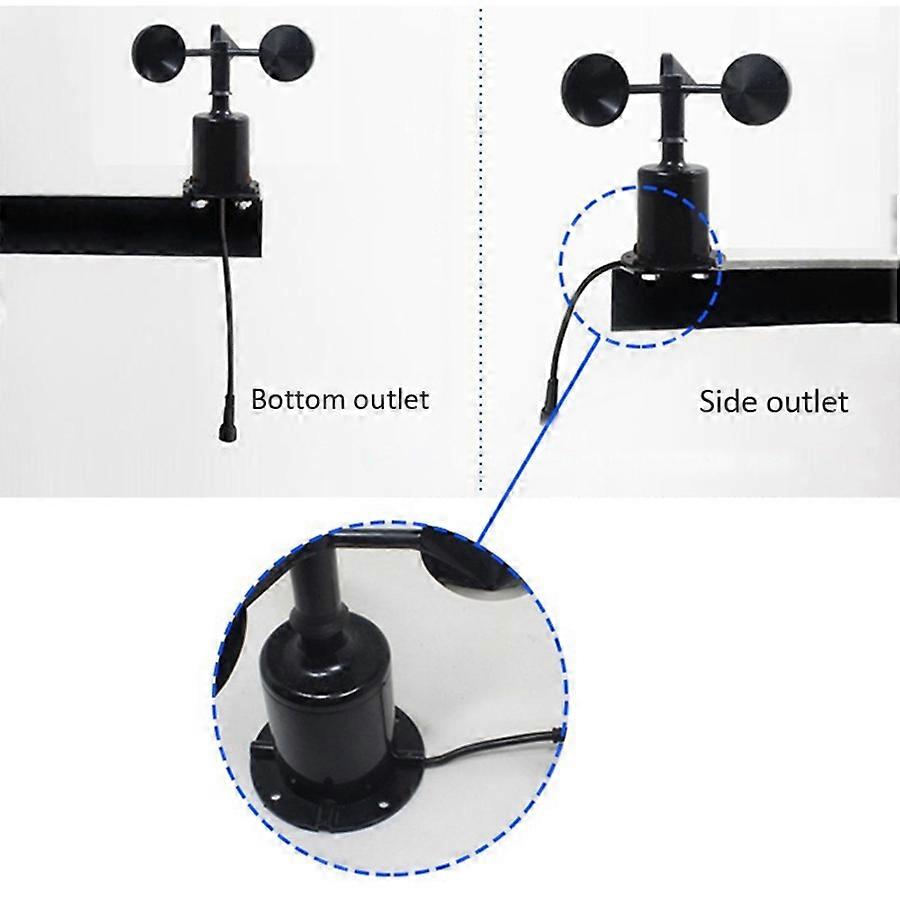 0-70M/S Wind Speed Sensor Environment Signal Output Pulse Type Three ...