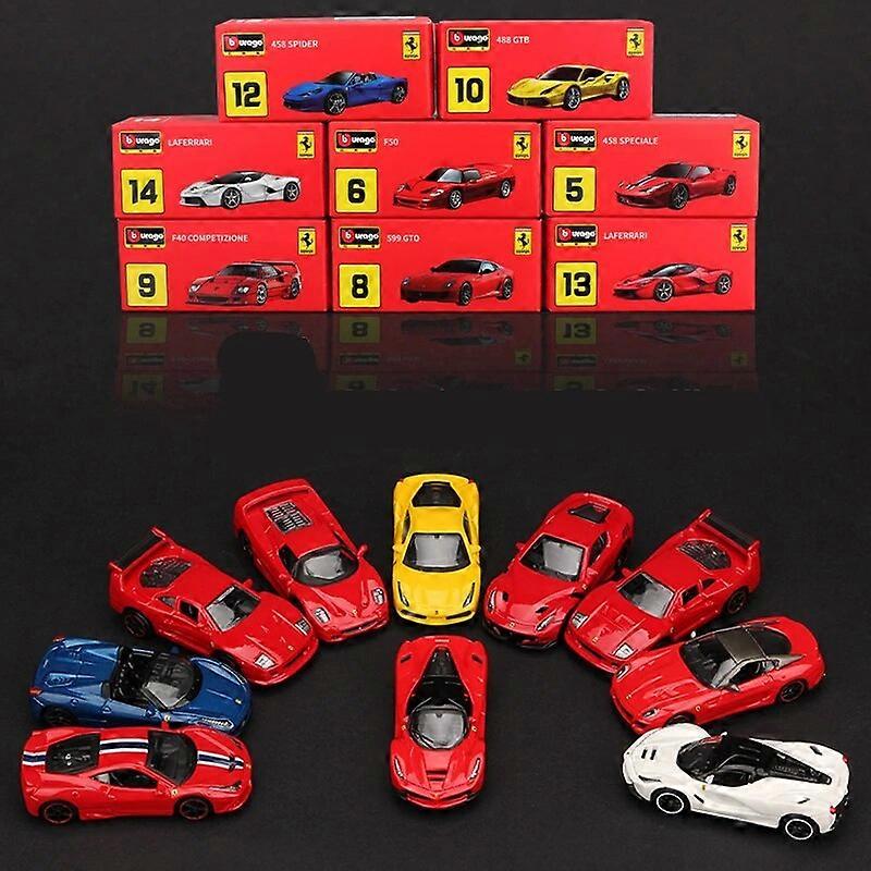 1:64 Ferrari LaFerrari F40 F50 F12 TDF 458 SF90 Alloy Sports Car Modelo ...