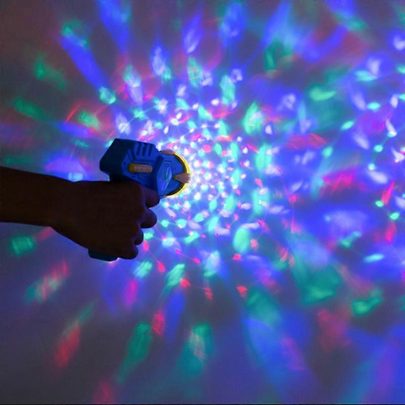 Children's electric toy gun, projection gun, colorful glowing musical ...