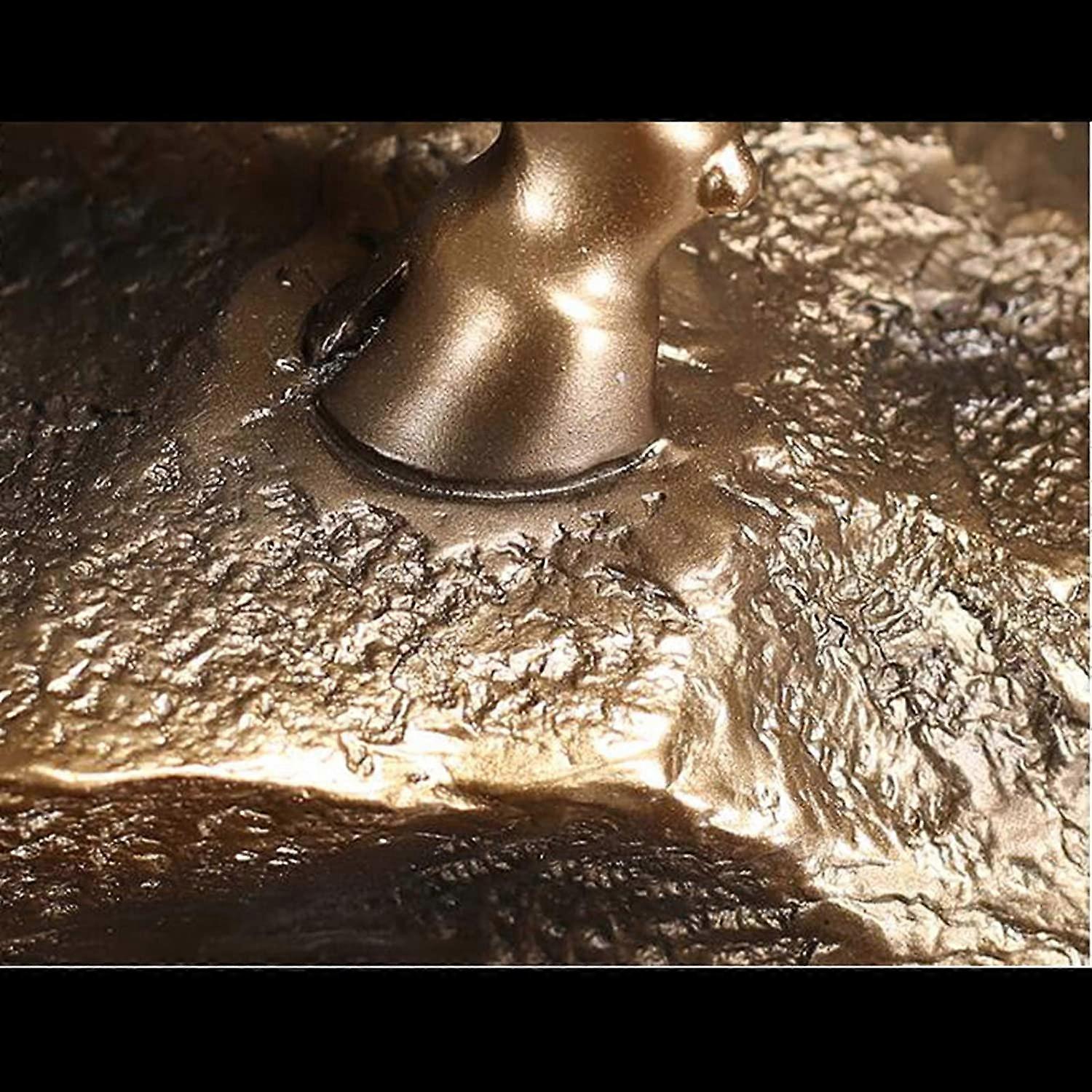 Thinker Statue,Modern Silence Is Golden Statue,Bronze Sculpture ...