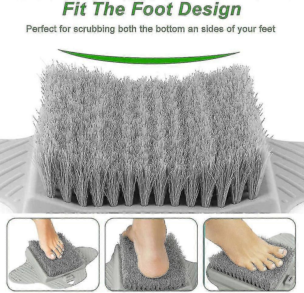 Foot Scrub Brush Foot Massager Massager Shower Brush With Non-slip ...
