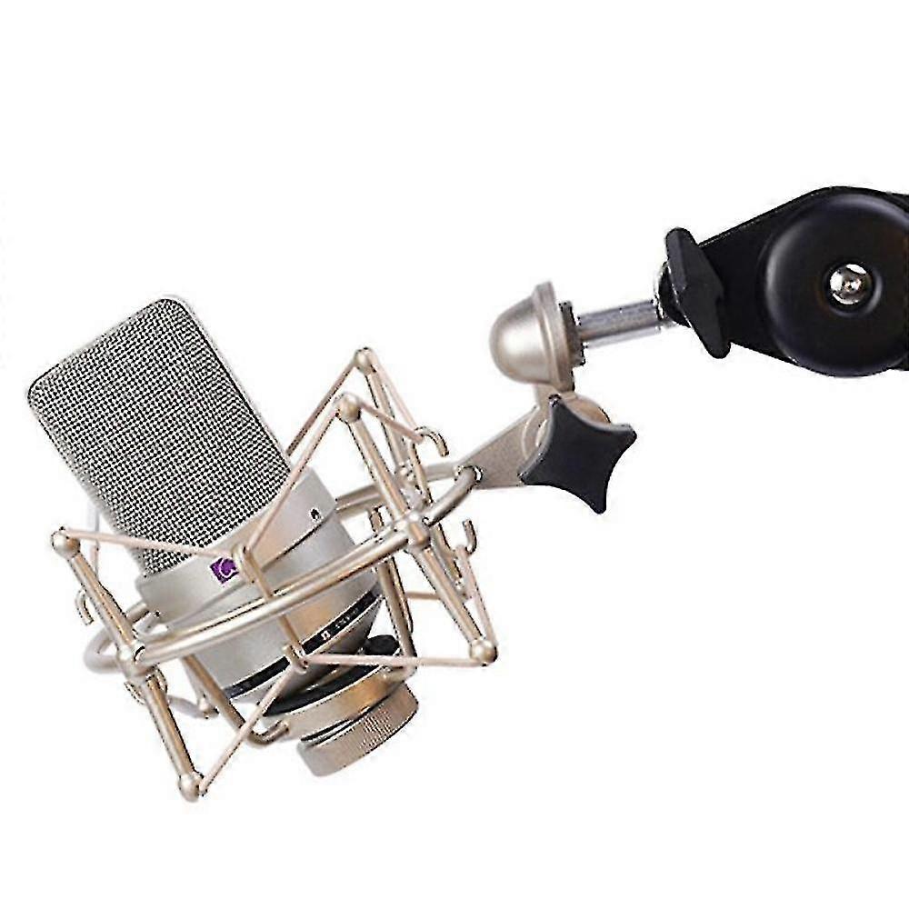 Metal Bracket Pod Microphone Stand - Tlm103 Shock Mount Adjustable ...