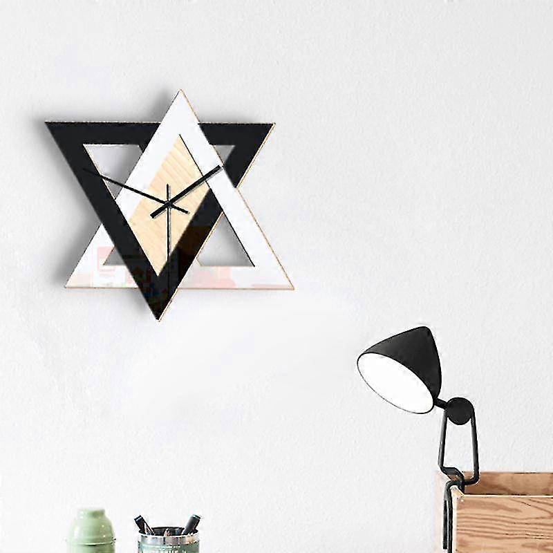 Wall Clock Easy to Install Fine Workmanship Decorate Nordic Style ...