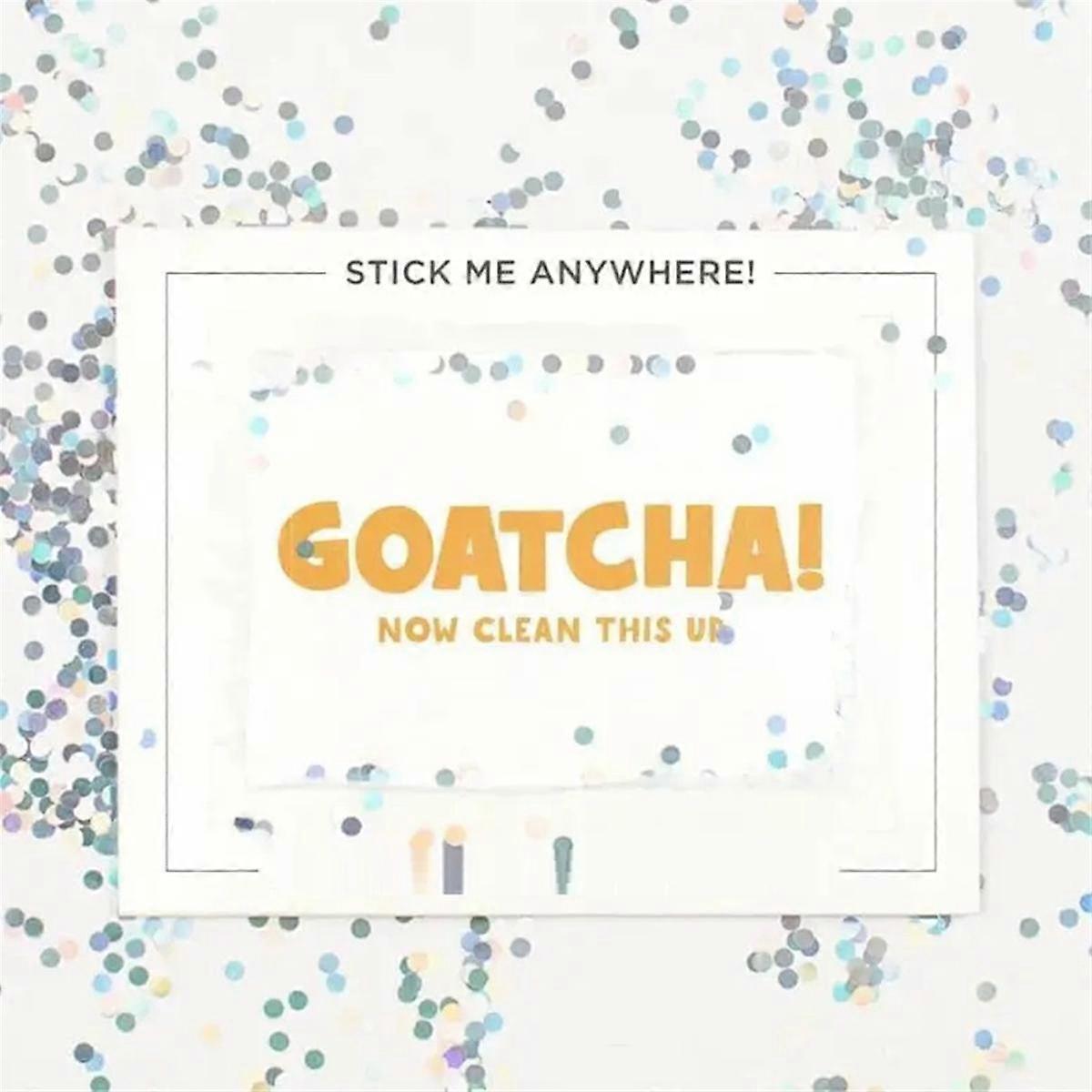 2Pcs Intermittent Goat Glitter Trap Prank Goat Glitter Trap - 8 Hours ...