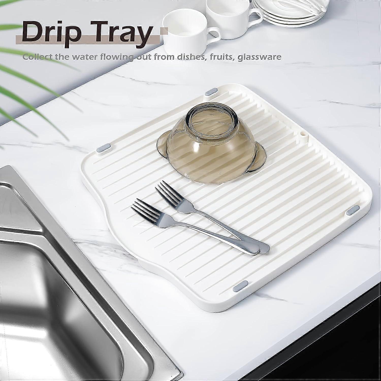 Draining Board Tray for Under-Mount Sink Drain Board Plastic Dish Drainer Board for Kitchen ...