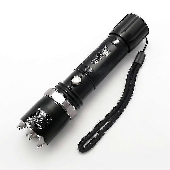 Powerful Self Defense Led Flashlight Torch Q5 Zoom Flash Light Lamp ...