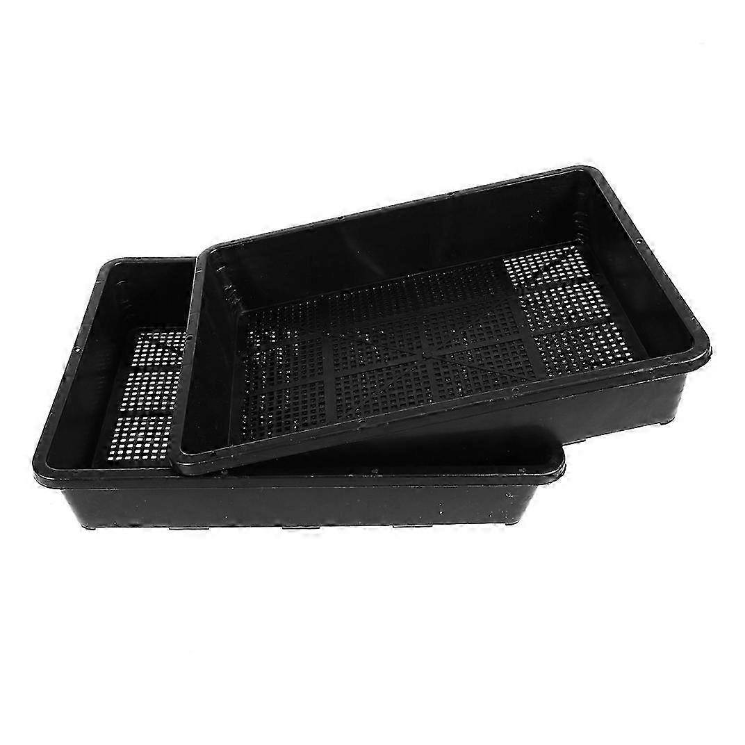 3 Pack Plant Growing Trays Garden Mesh Bottom Plastic Plant Trays For ...