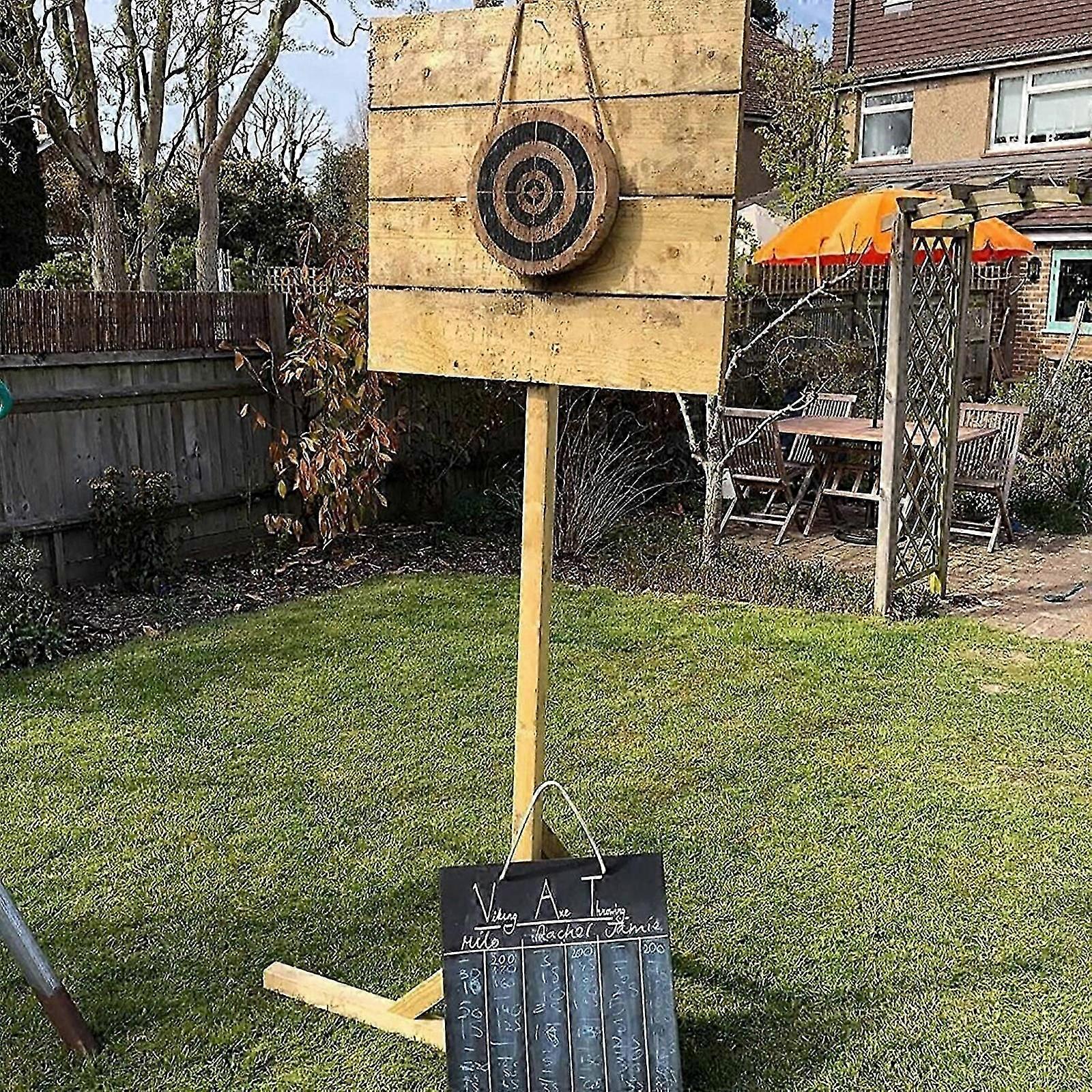 Backyard Axe Throwing Game Wooden Dart And Axe Toy Game Throwing ...