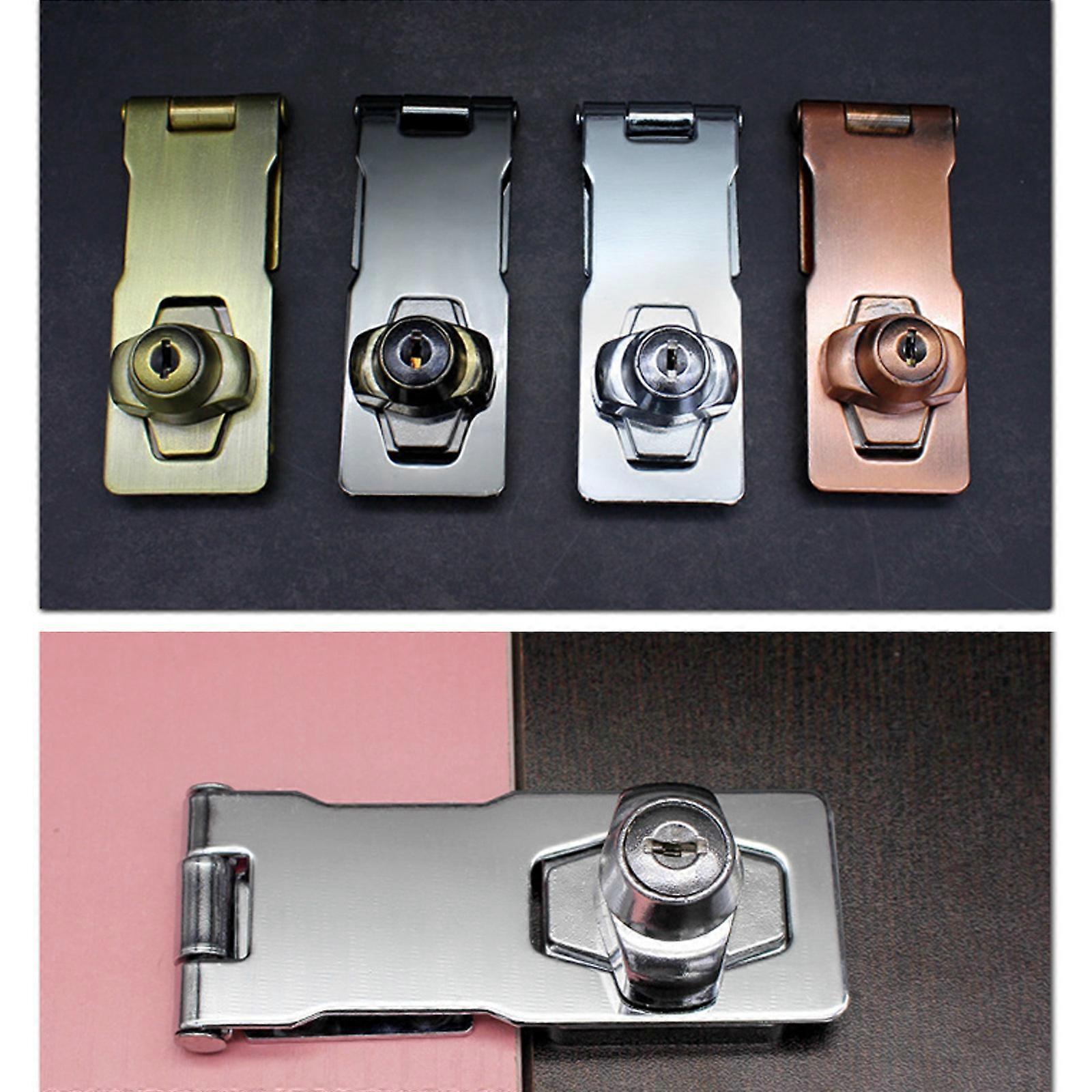 Security Door Clasp Lock Versatile Locking Hasp Safety Padlocks Hasp Upgrades Security Hasp Lock ...