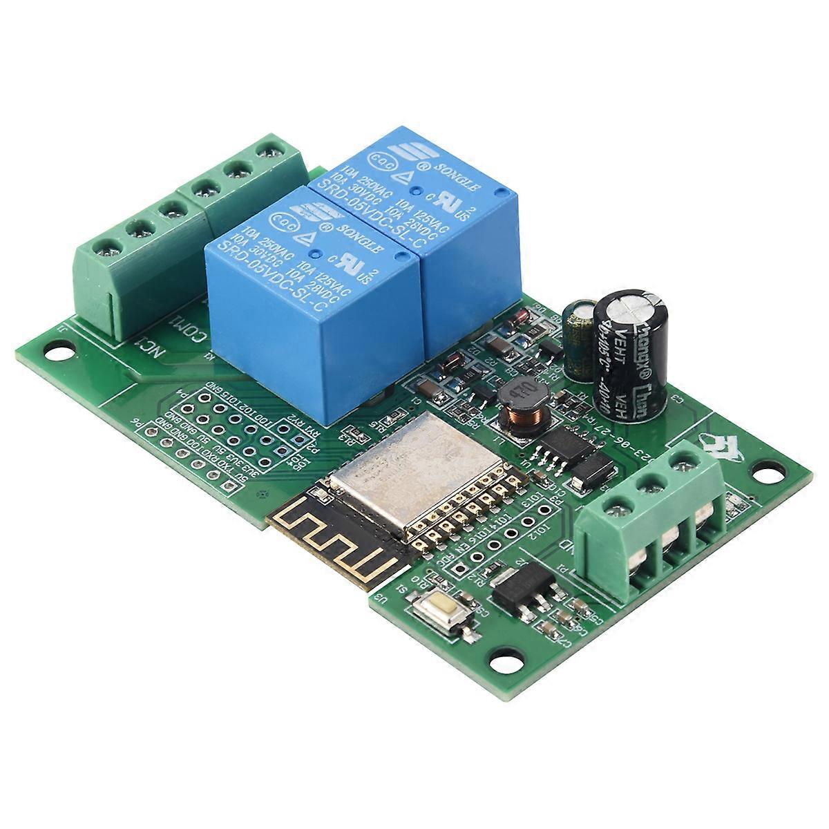 Esp8266 Esp-12F Wifi Relay Module 2Channel 5V/8-80V Network Relay ...