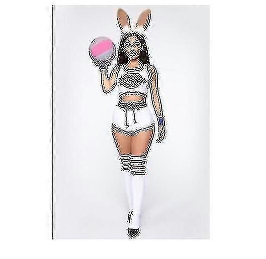 Fast Shipping Space Lola Bunny Rabbit Cosplay Costume Rabbit Bunny Jam ...