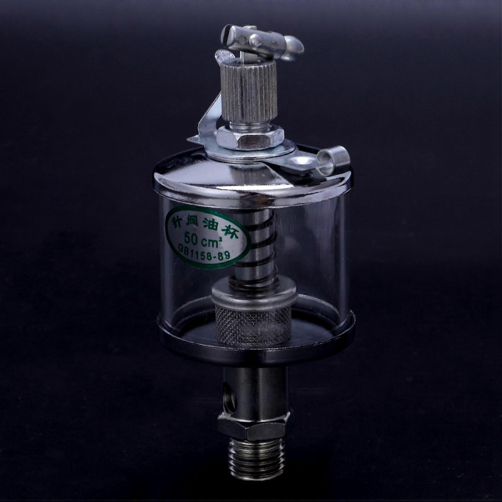 5X 50ML Engine Machine Lubricator Oil Drip Feed Oiler Clear+Silver ...