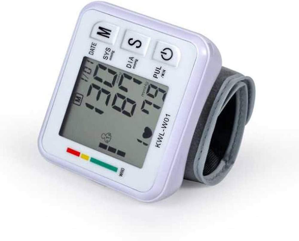 Automatic Blood Pressure Monitor With Portable Case Irregular Heartbeat ...