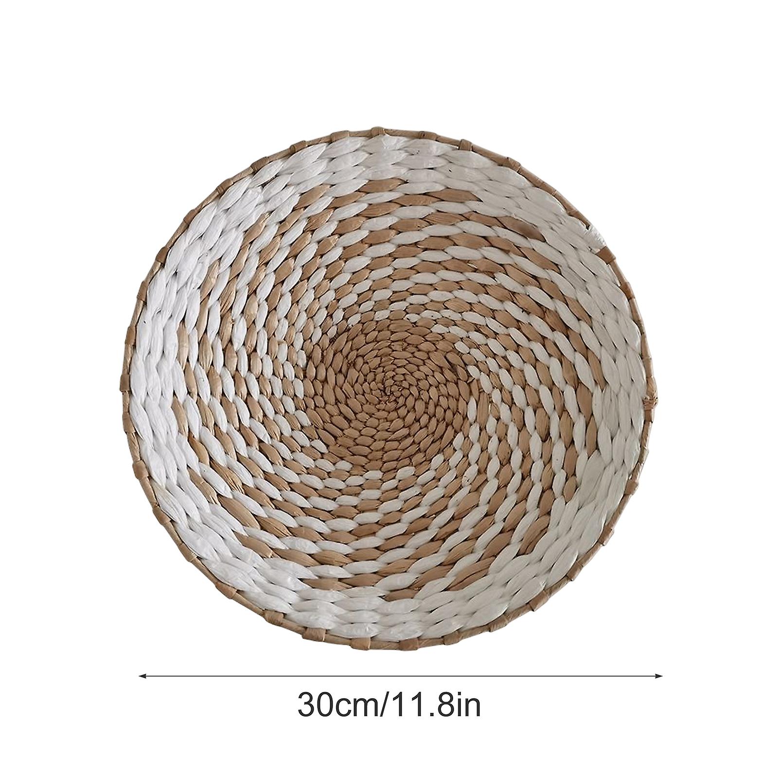 Décor de panier mural Boho, paniers décoratifs suspendus en osier ...