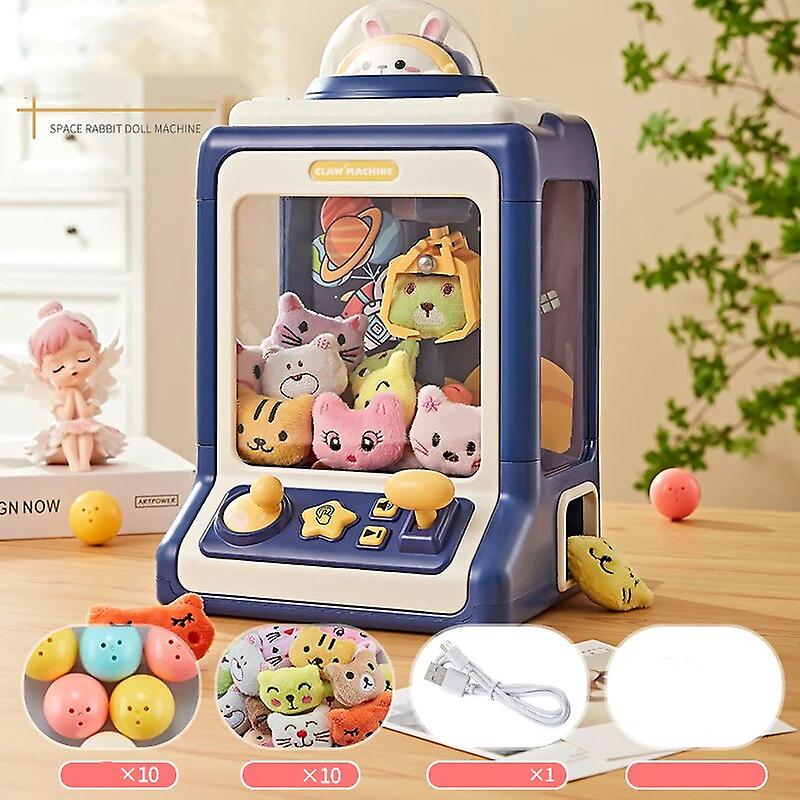 Cartoon Automatic Claw Machine Doll Machine Kids Operated Play Game ...