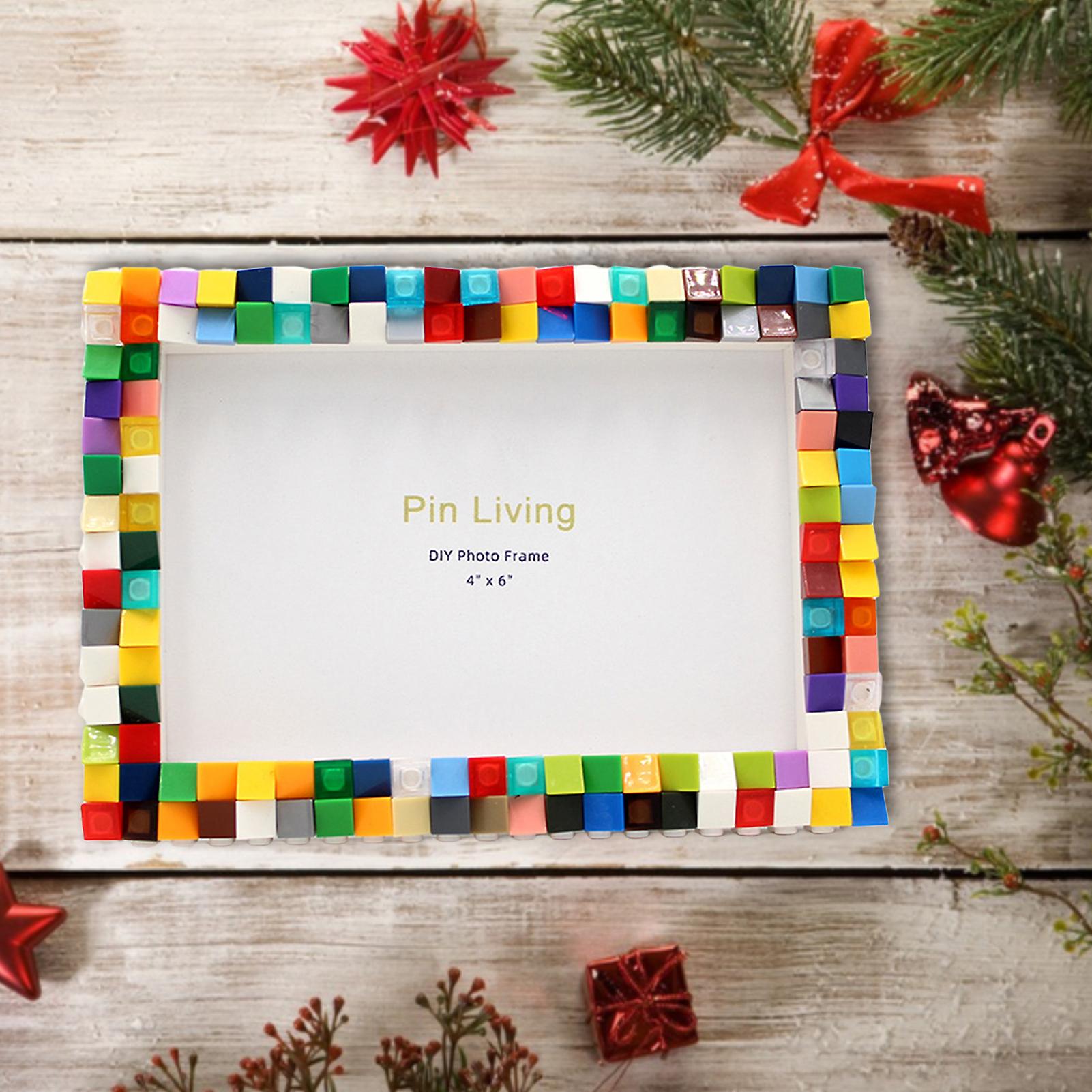 6/7 Inches DIY Photo Frame Manual Build Handmade Self-assemble Photo ...