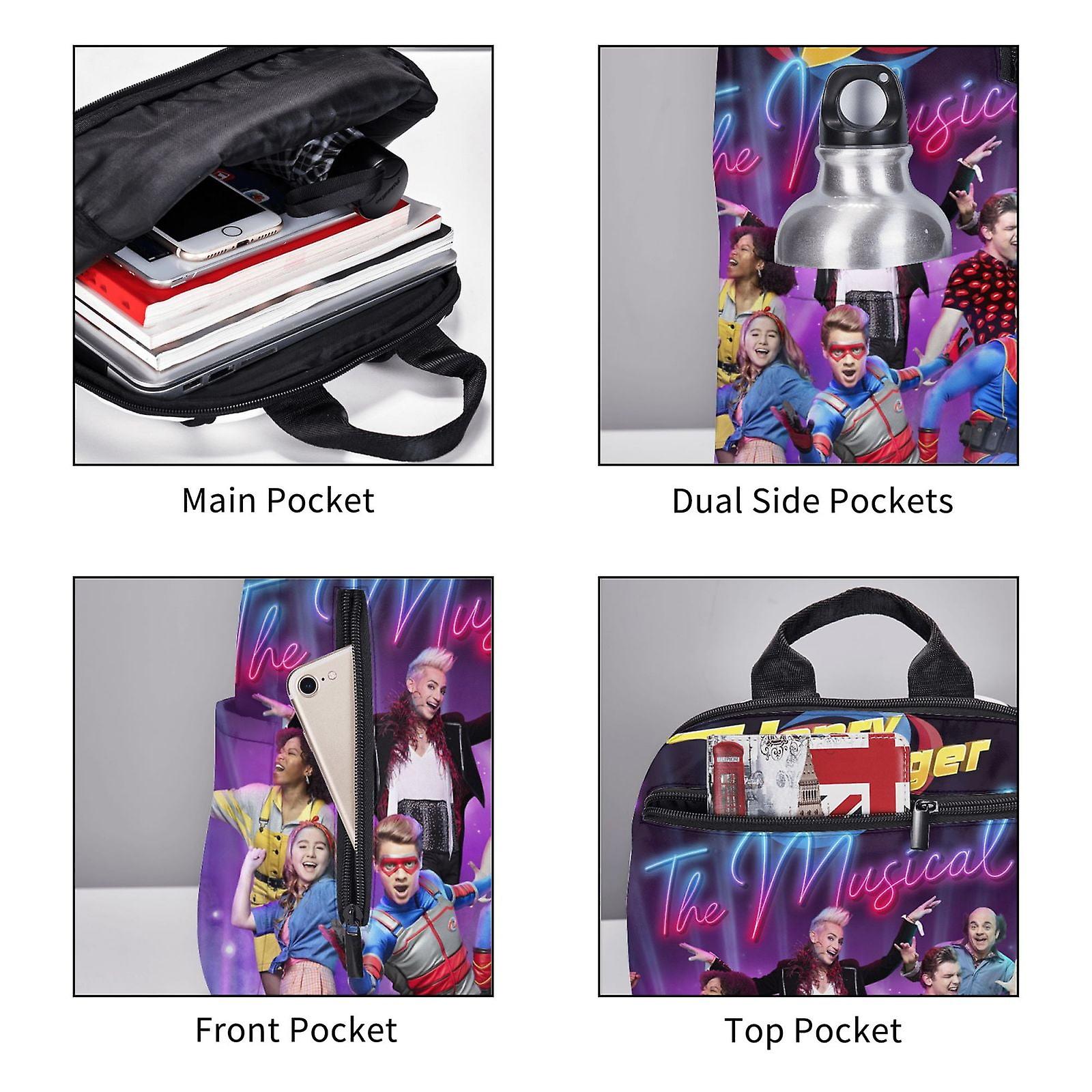 Henry Danger Force Musical Lightweight Backpack Student Bookbag School ...