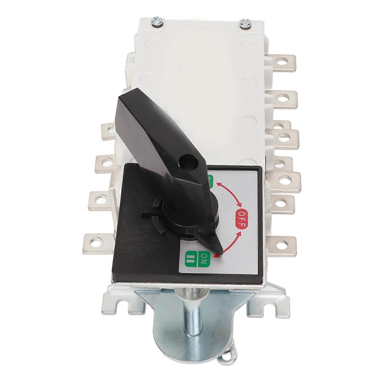 4P Manual Dual Power Transfer Switch IP65 Transfer Load Double Throw ...