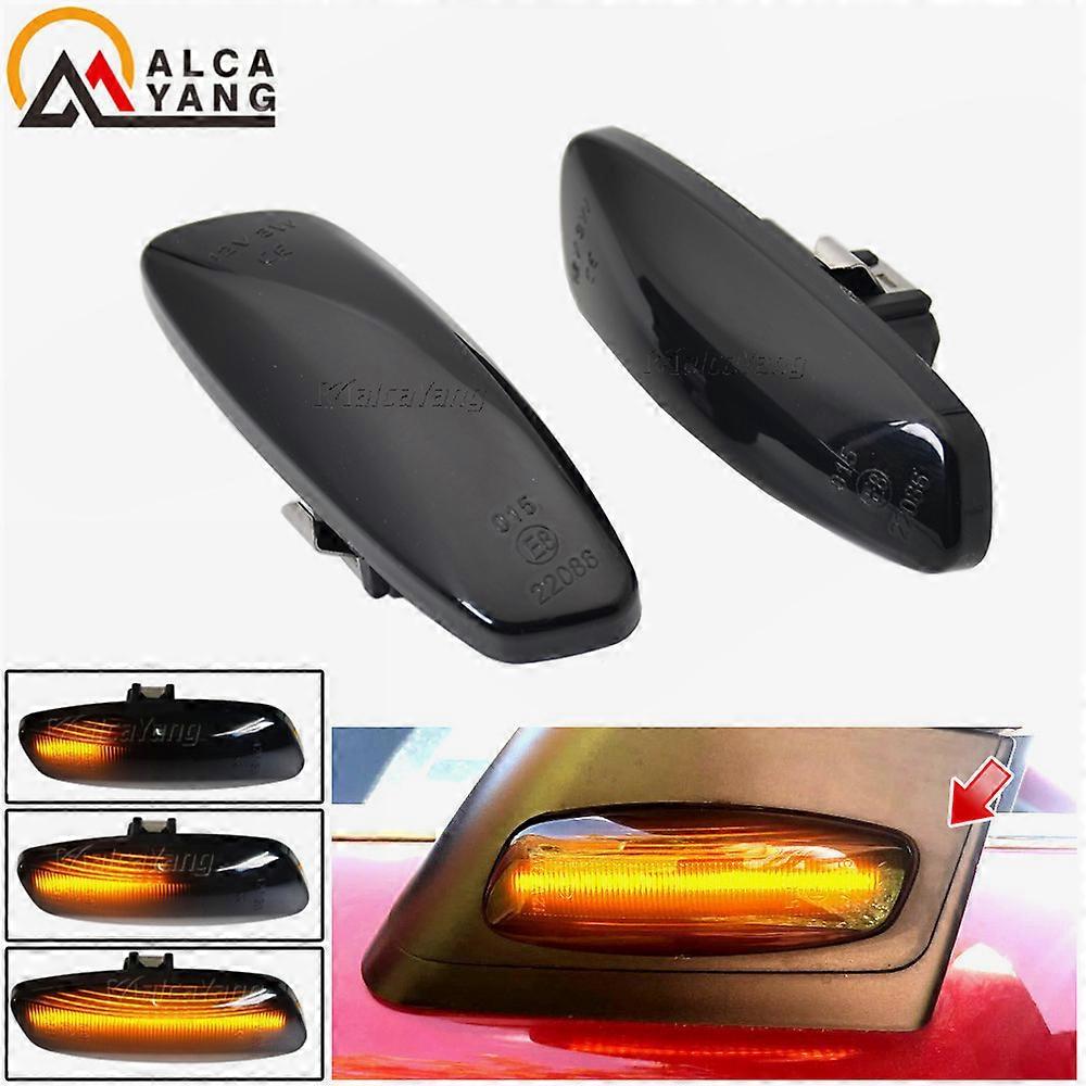 Dynamic LED Flashing Side Marker Lamp LED Strip Turn Signal car light ...