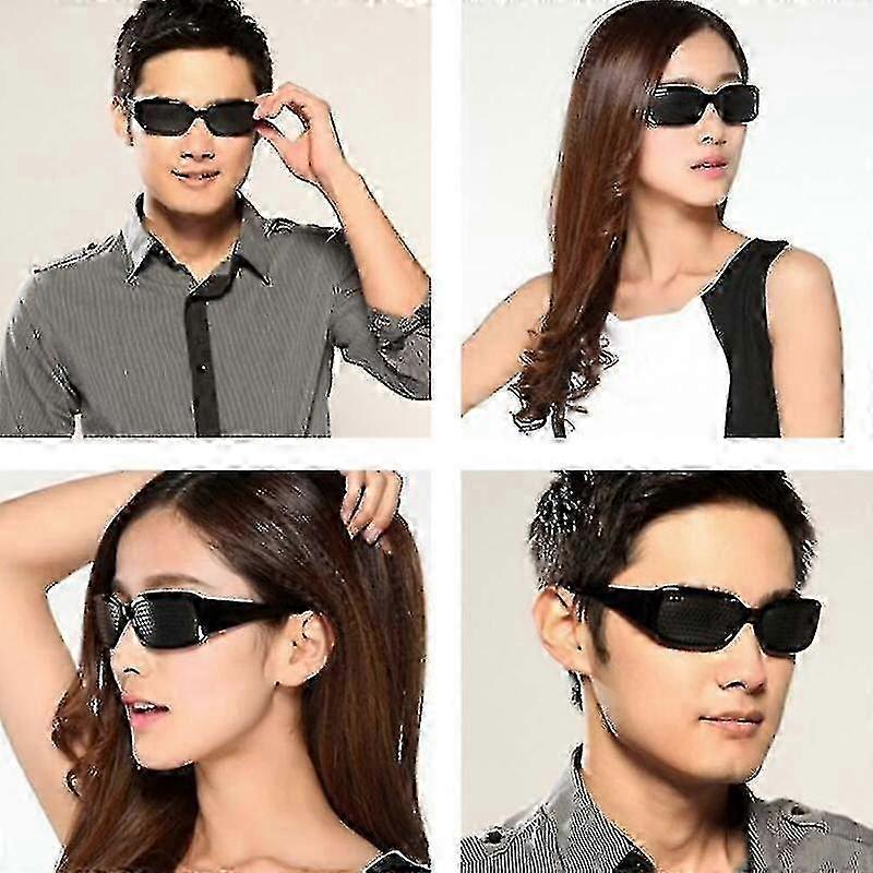 Pinhole Eyeglasses for Vision Improvement and Eye Training | Fruugo UK