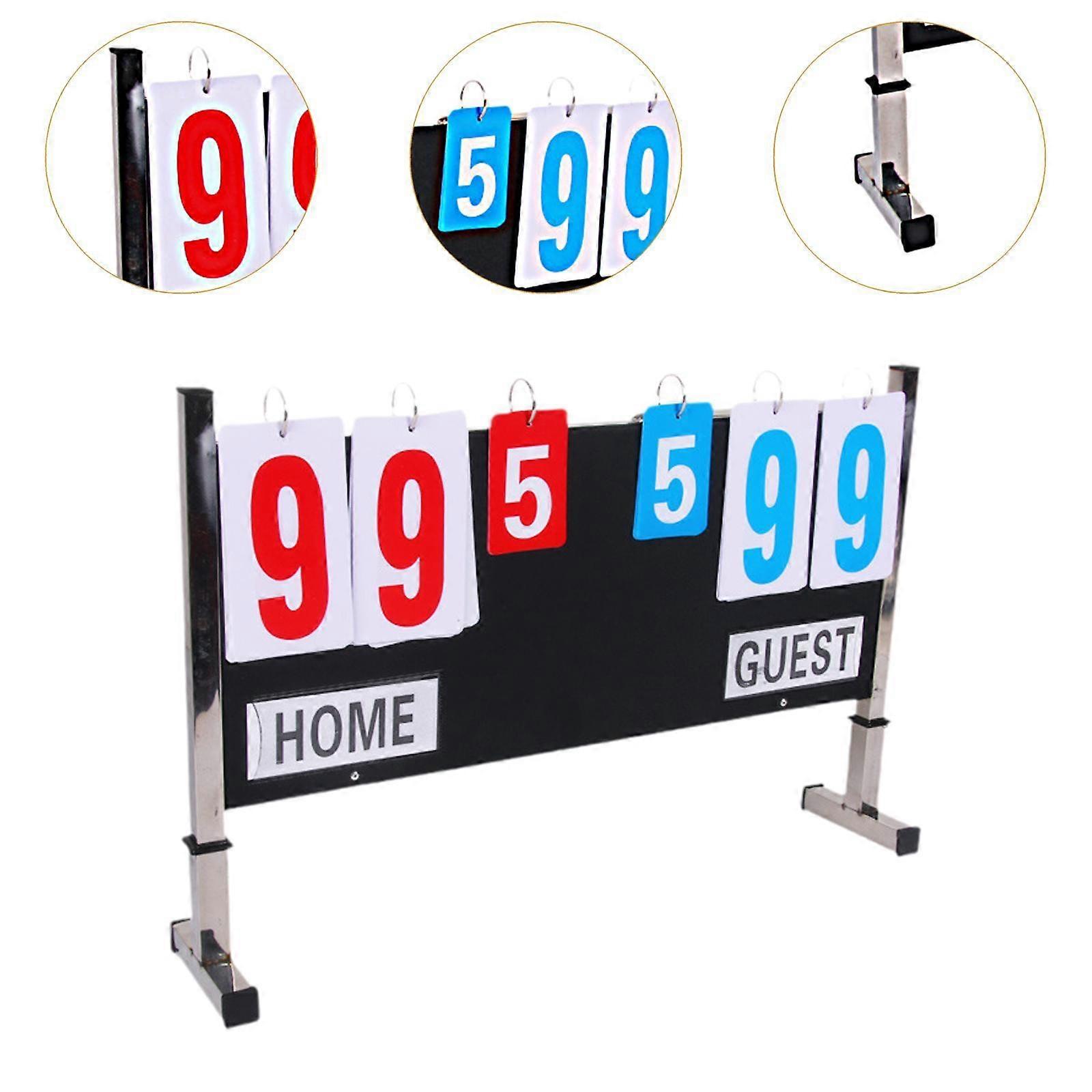 Multi Sports Scoreboard Tabletop Score Flipper for Games Outdoor ...