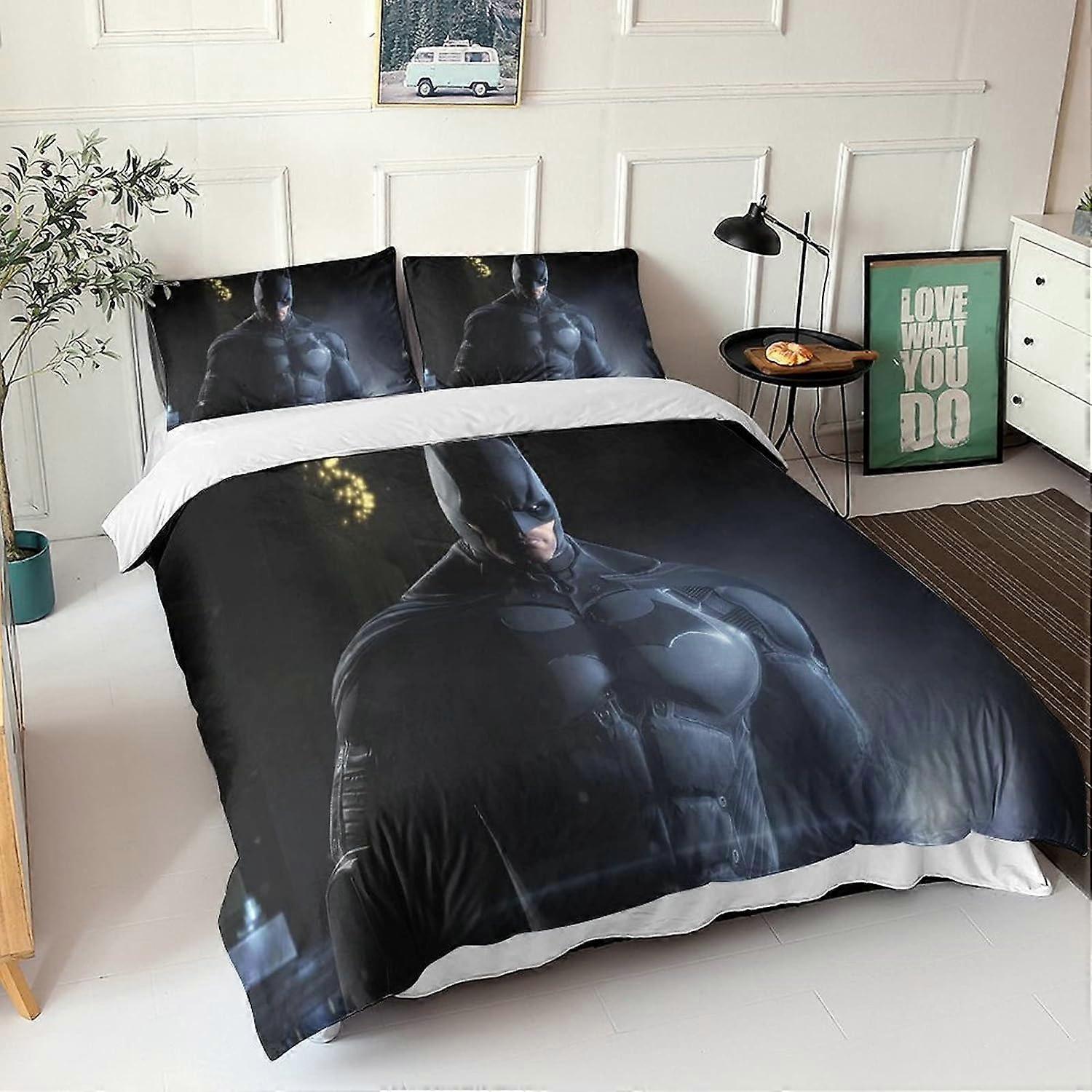 Batman D Bedding Set Microfiber Duvet Cover Set Hypoallergenic Pcs ...