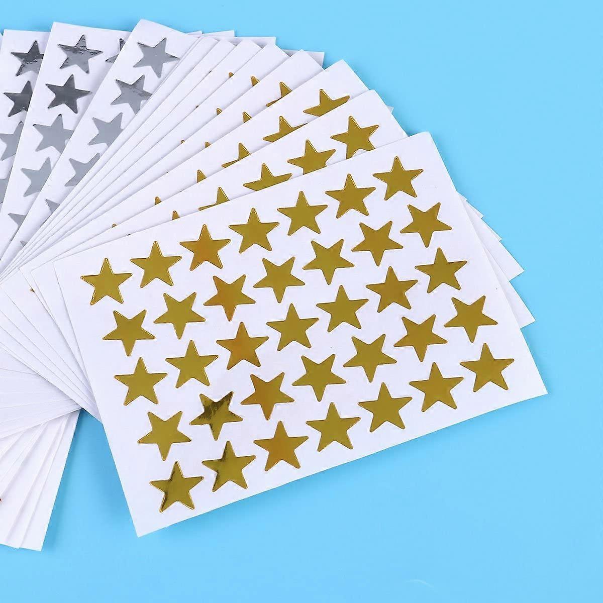 30 Sheets Star Sticker Set Kids Self Adhesive Stickers Stars compatible ...