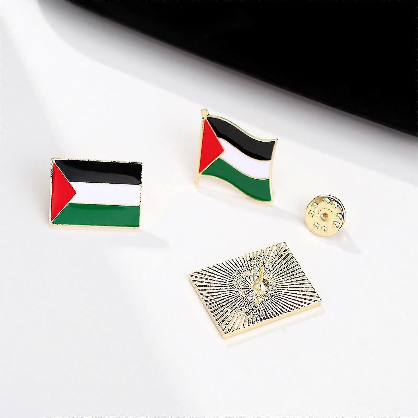 4pcs Palestine Flag Brooch Pin, Free Palestine Fist Badge Pin Lapel ...