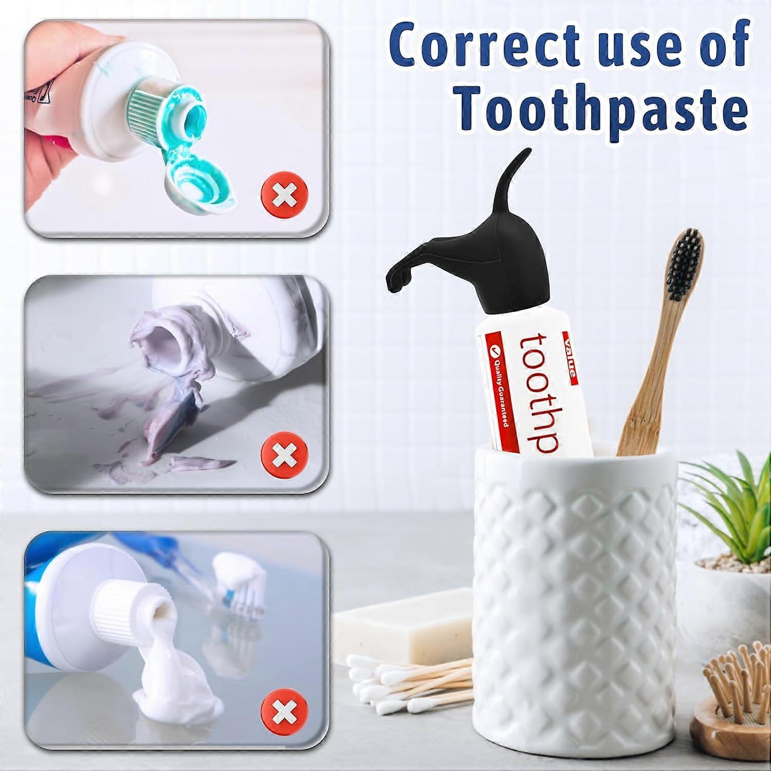 2PCS Pooping Toothpaste Topper, Funny Dog Pooping Toothpaste Cap ...