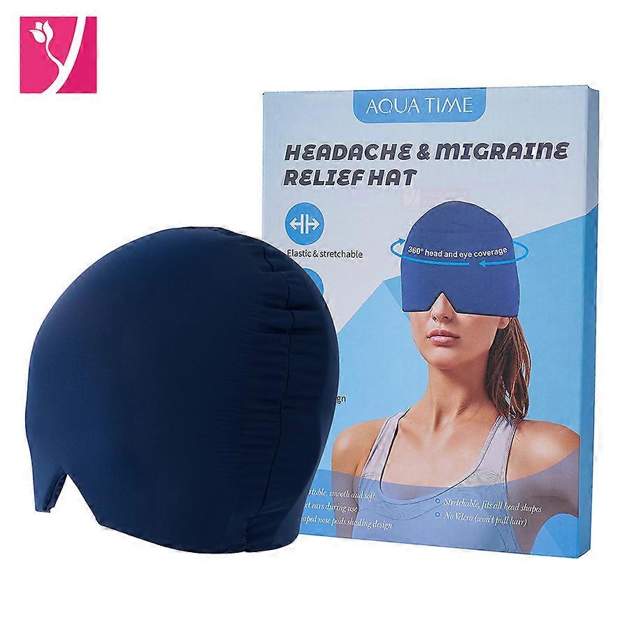 Headache Relief Hat, Ice Cap for Migraines Tension Sinus Headache ...
