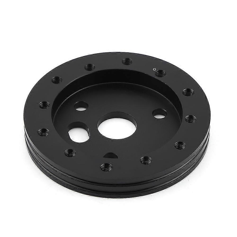 Universal Car Spacer 0.5" Hub For 6 Hole Steering Wheel To 3 Hole Adapter Boss Popular Black ...