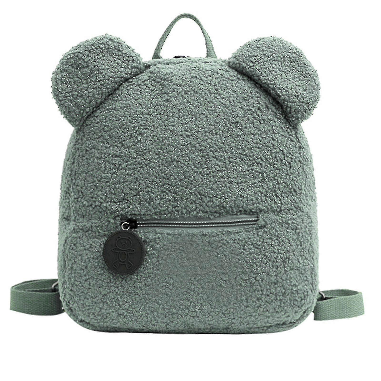 Bear Shape Backpack Innovative Cashmere Soft To Touch School Bags For ...