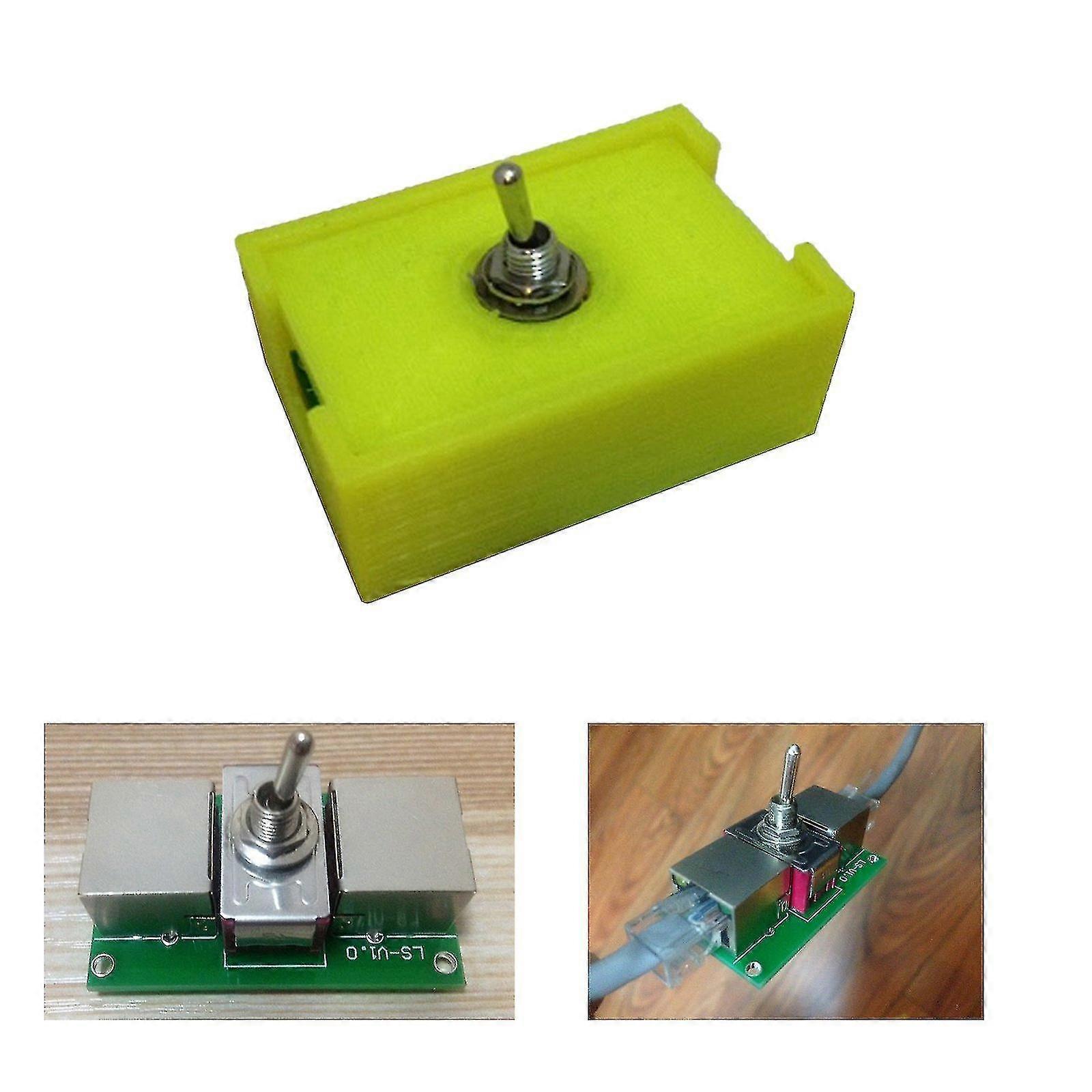 New Rj45 Network Cable Twisted Pair Switch Toggle Switch + Case(Color ...