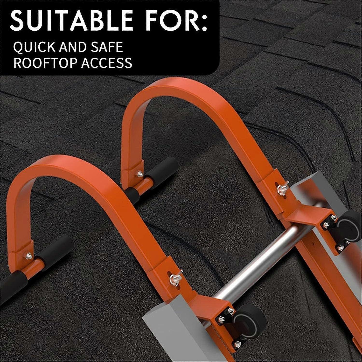 Roof Ladder Ladder Hook Hupillyur Ladder Roof Hooks 2-Pack With Wheels ...