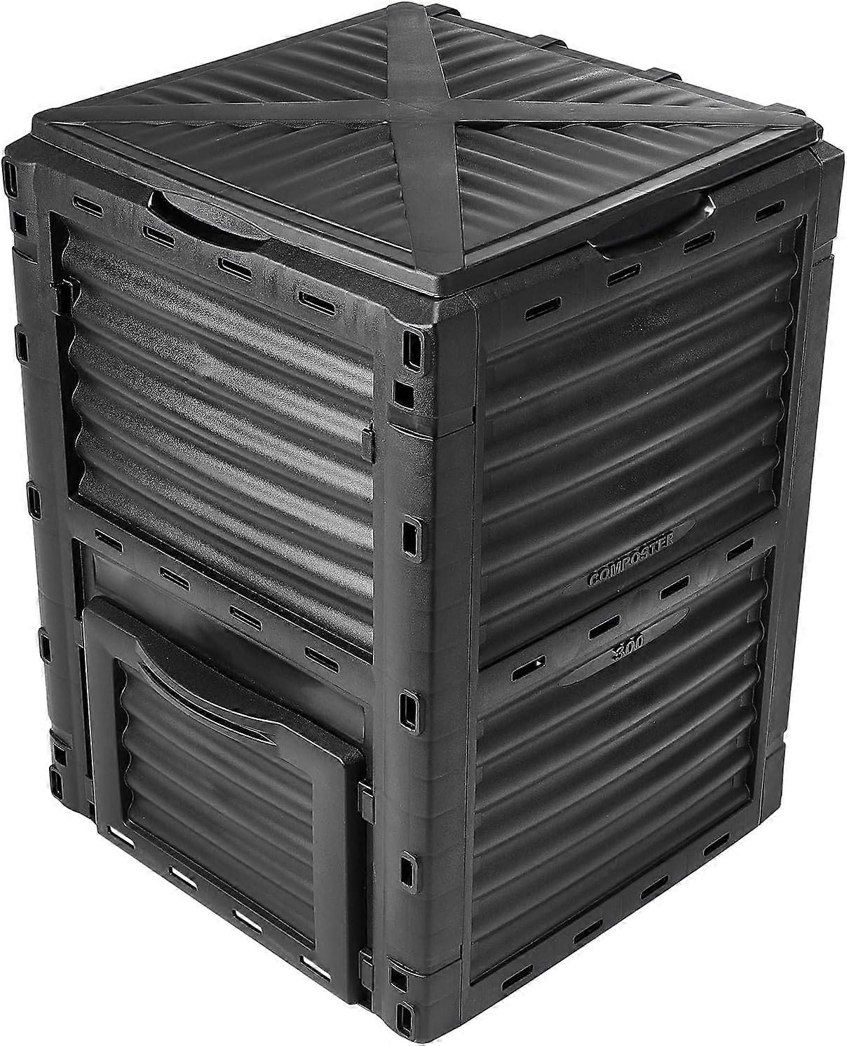 Garden Compost Bin 80 Gallon, BPA Free Composter, Large Capacity ...