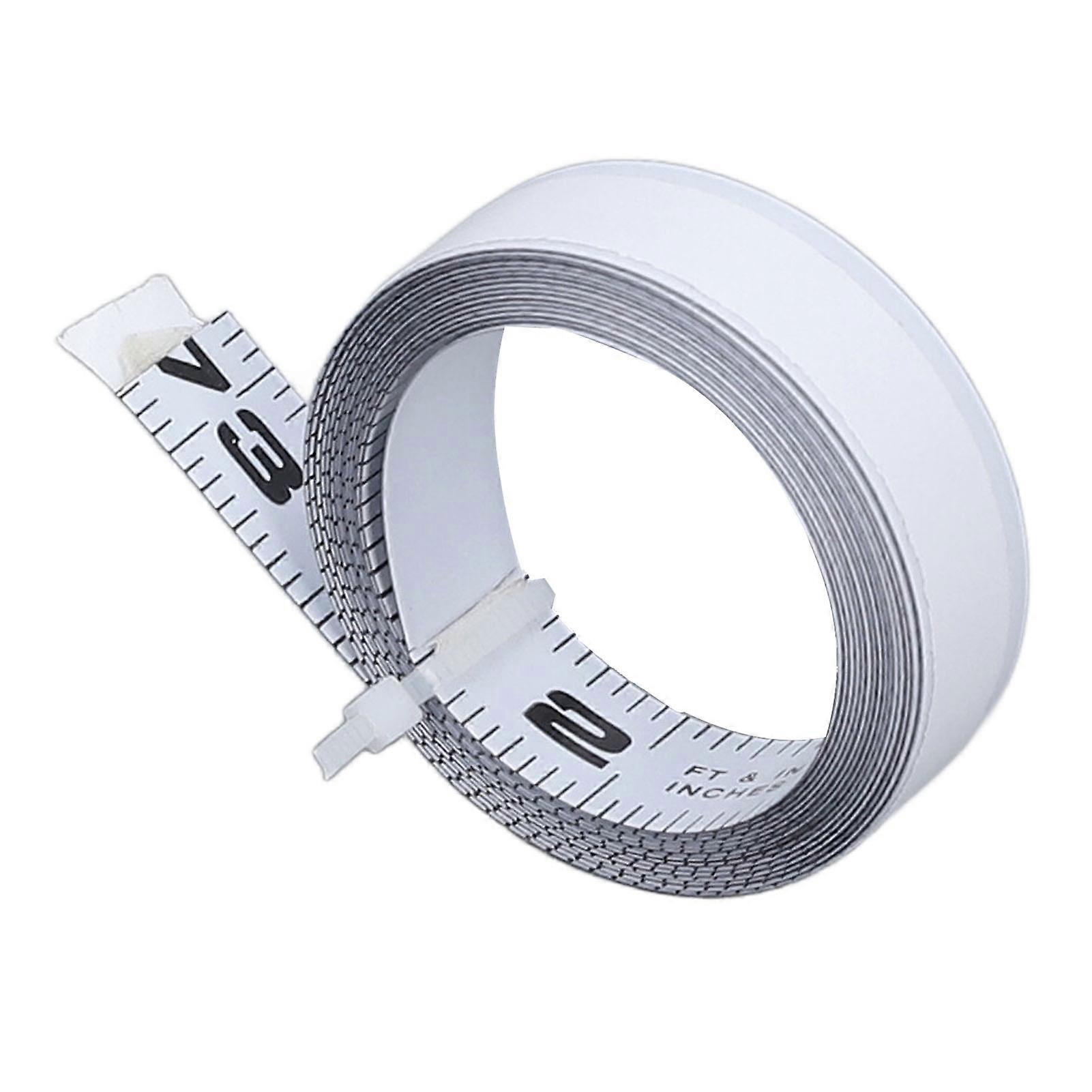 6FT 72inch Imperial Self Adhesive Measurement Carbon Steel Tape Measure ...