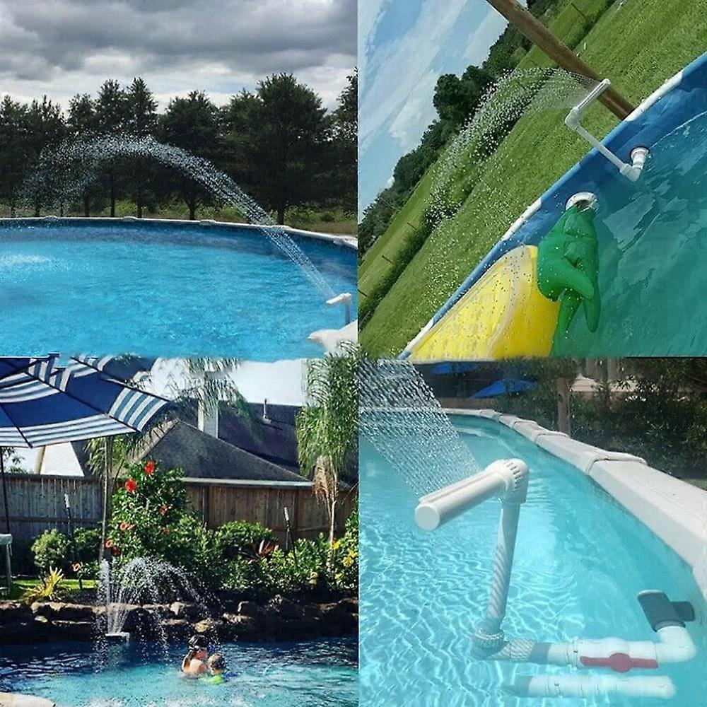 Waterfall Pool Fountain Spray, Swimming Above Ground Cooling Spray ...