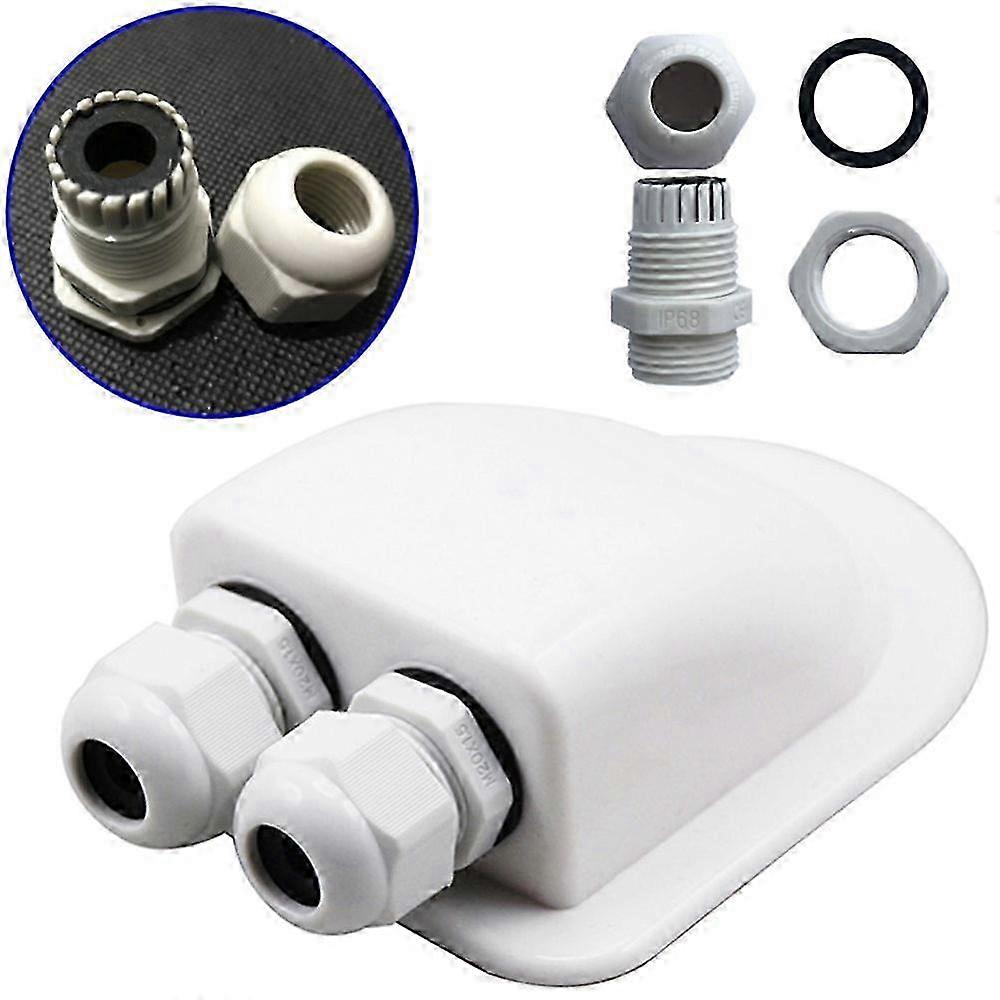 Double Wire Entry Gland Box Solar Panel Roof Wire Entry Gland Box Cable ...