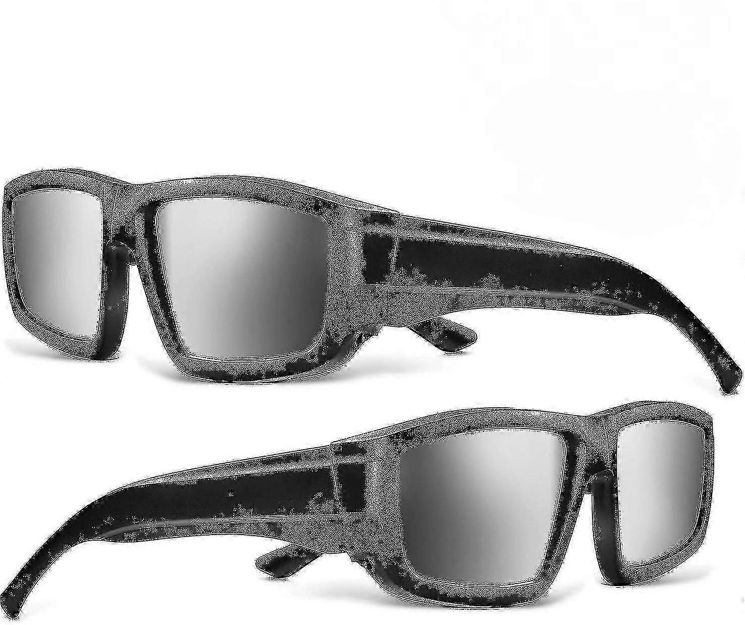 Solar Eclipse Glasses (2 Pack) 2024 Ce And Iso Certified Safe Shades ...