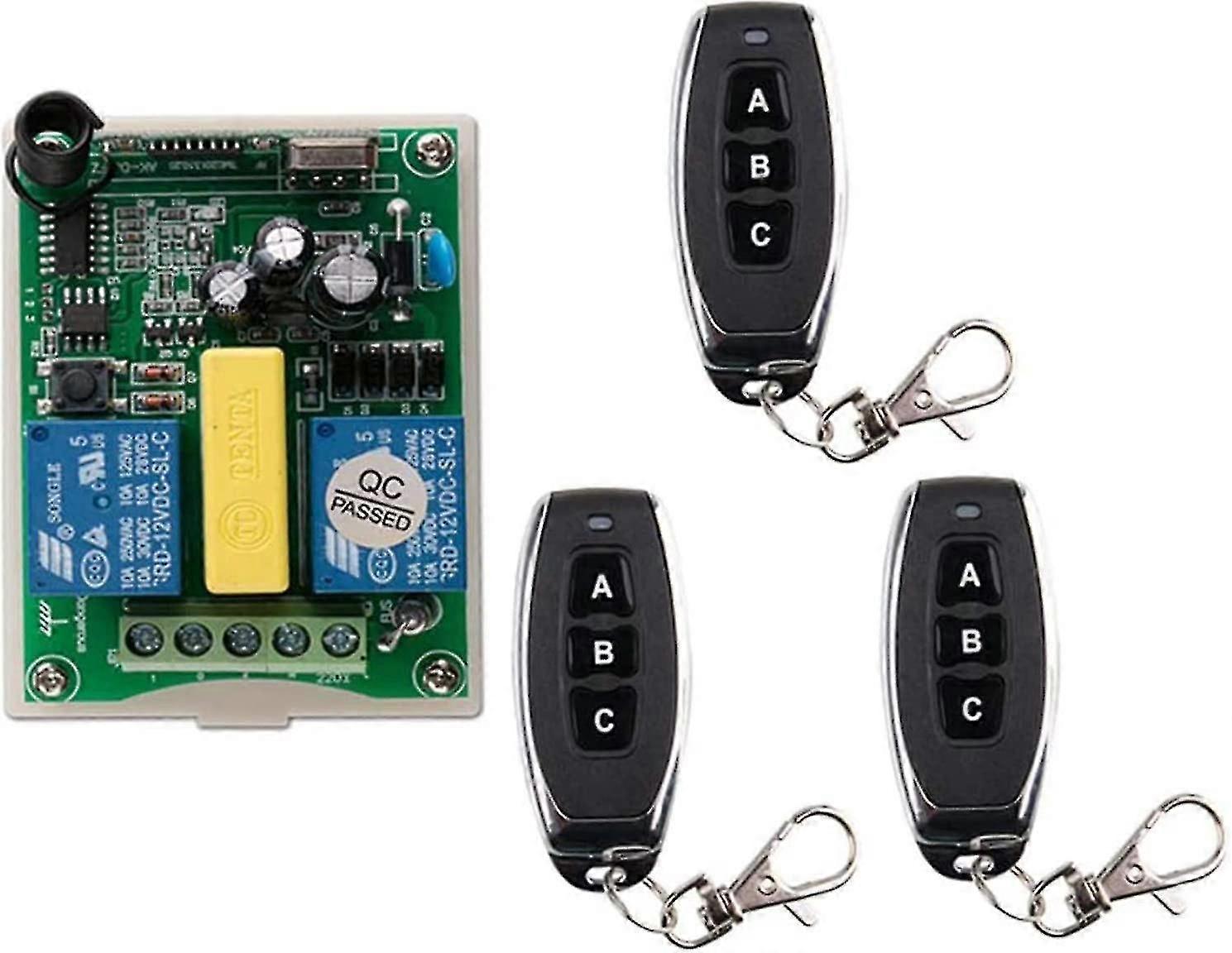 Channel Wireless Remote Control 1 Receiver + 3 Transmitters For Hose ...