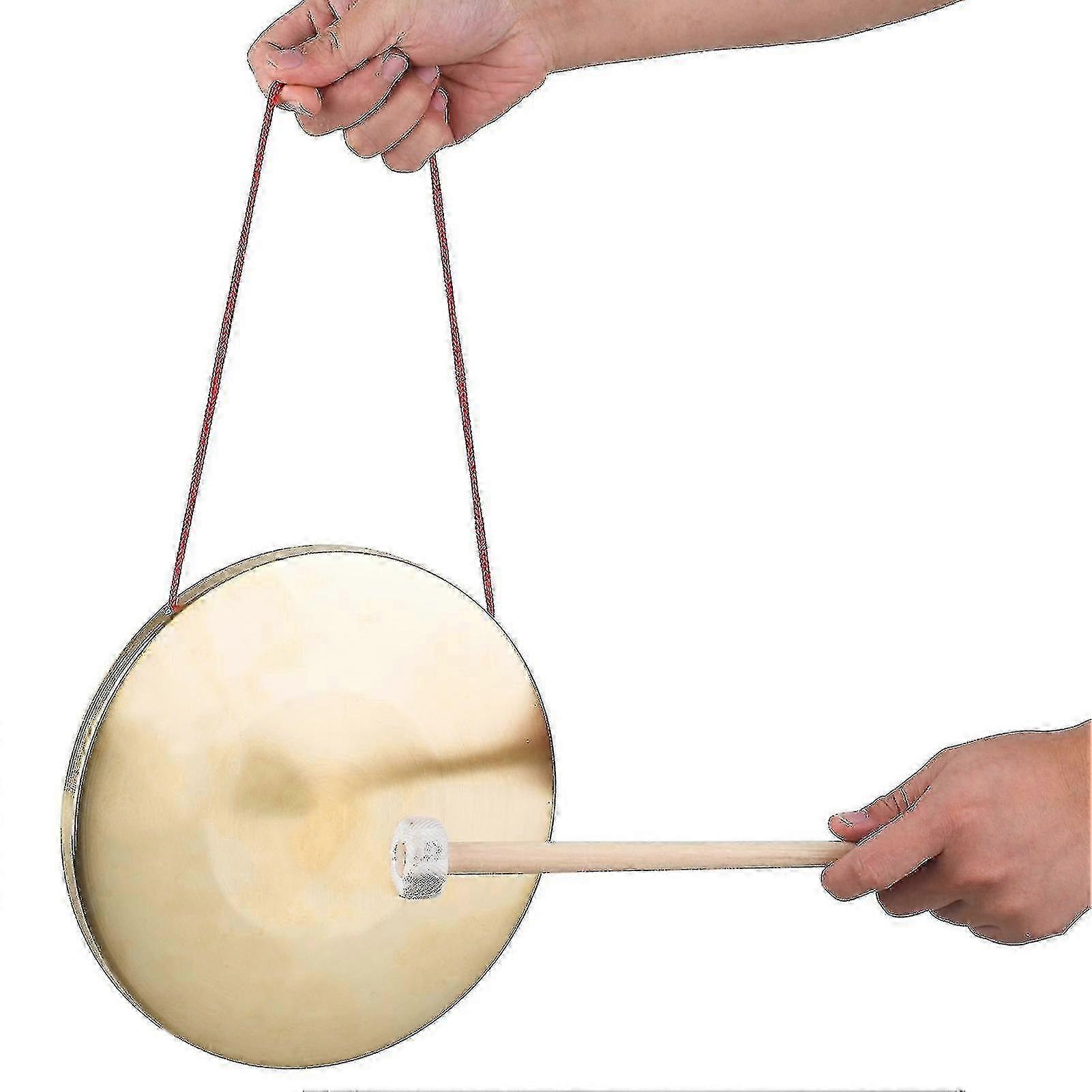 30cm Hand Gong Cymbals Brass Copper Gong Chapel Opera Percussion ...