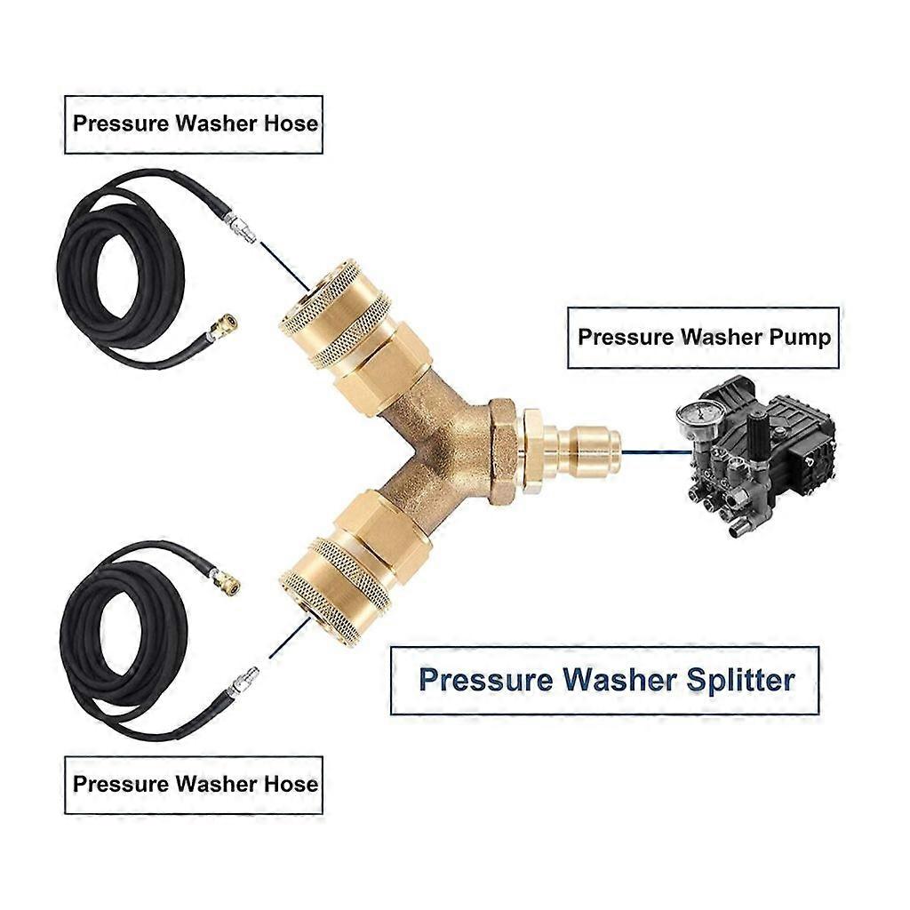 High Pressure Wash Machine Splitter Adapter 3/8inch Quick Connection ...