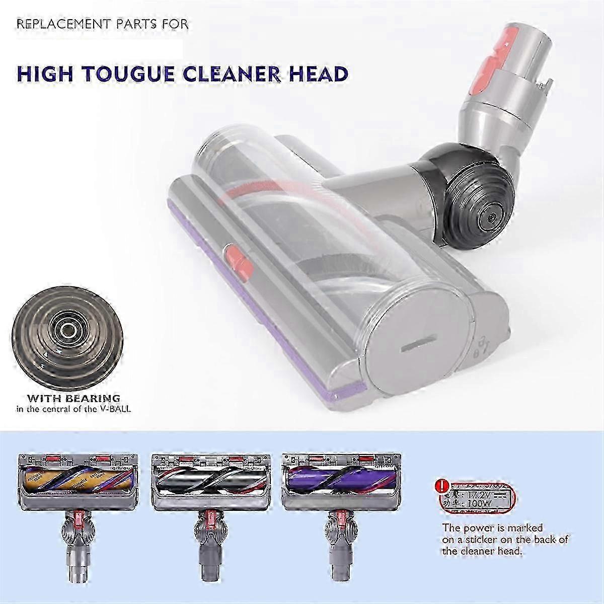 Dyson V10 V11 V15 100W High Torque V-Ball Wheel & Vacuum Head Connector ...